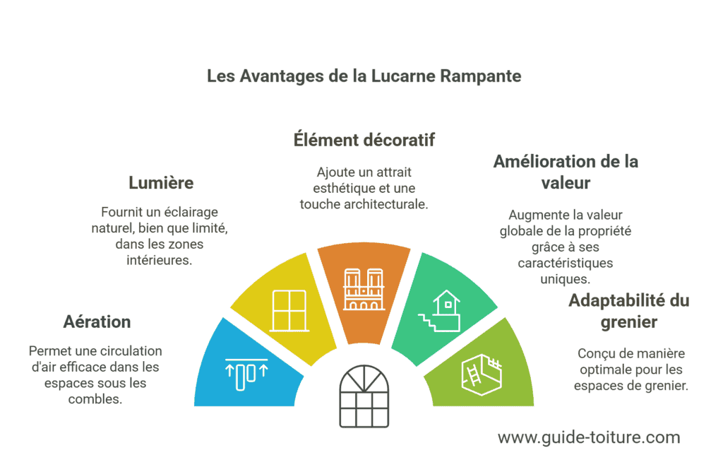 Lucarne rampante : définition, avantages, pose et prix